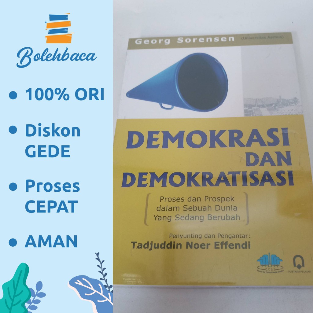 Jual Demokrasi Dan Demokratisasi oleh Georg Sorensen - Pustaka Pelajar ...