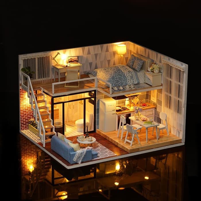 Jual Miniatur Rumah Boneka Super Cute / Diorama | Shopee Indonesia