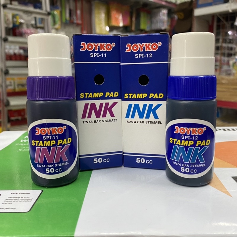 Jual STAMP PAD INK JOYKO / TINTA BAK STEMPEL / REFILL TINTA CAP JOYKO SPI-11 SPI-12 (1pcs ...