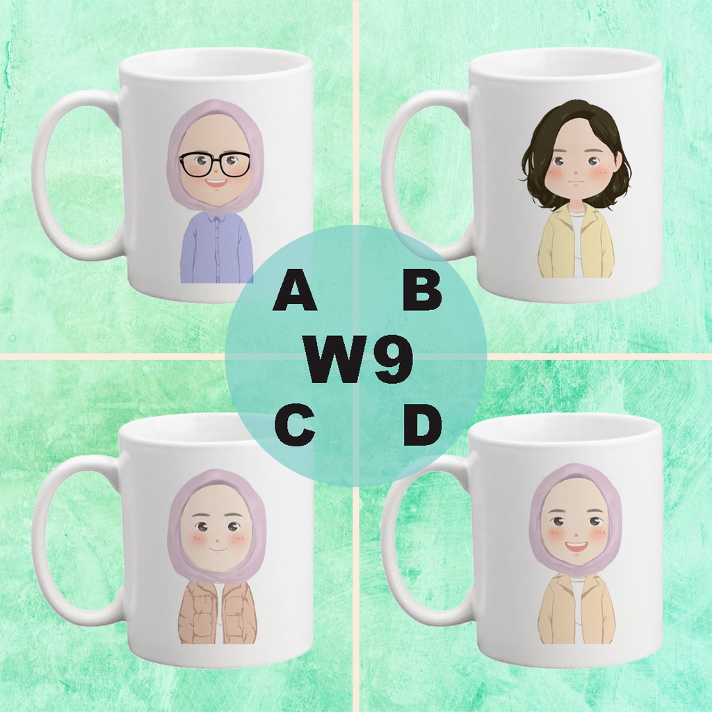 Jual MUG CUSTOM UNIK LUCU AVATAR / GELAS CUSTOM / MUG AVATAR (V1 ...