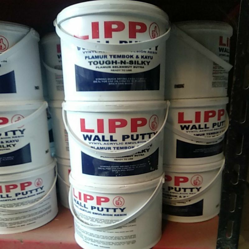 Jual Wall Putty Lippo 3 kg Plamur Tembok & Kayu | Shopee Indonesia