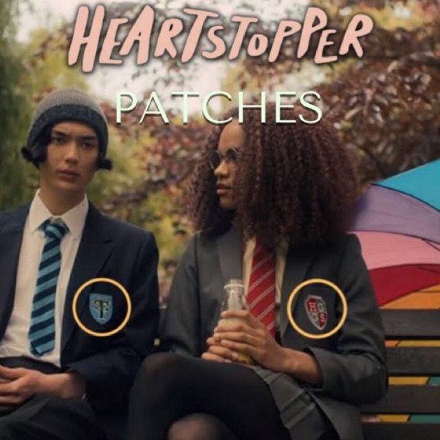 Jual Heartstopper School Patches | Truham & Higgs | Shopee Indonesia