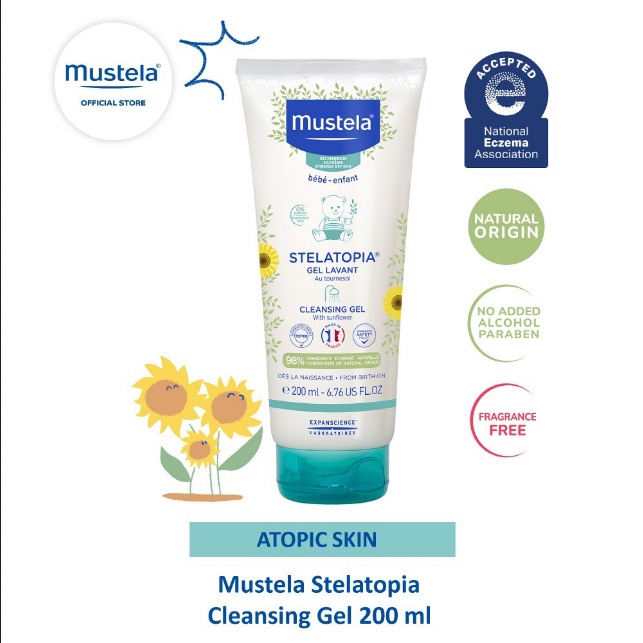 Jual MUSTELA SABUN STELATOPIA CLEANSING GEL 200 ML Tube | Shopee Indonesia