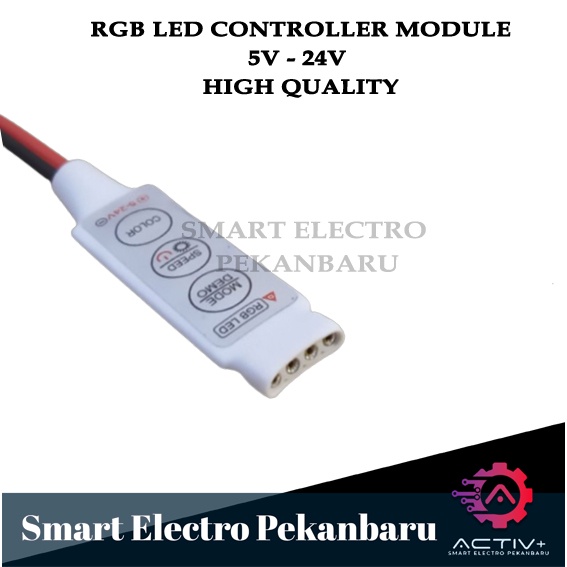 Jual ORIGINAL Mini controller RGB 5-24V modul RGB control led RGB ...
