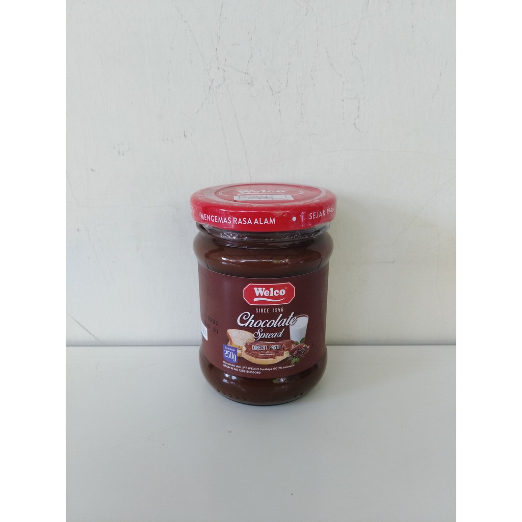 Jual Welco Selai Cokelat Pasta 250 gram | Shopee Indonesia