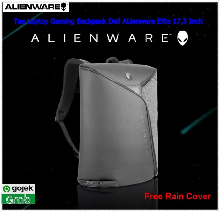 Jual Tas Laptop gaming Backpack Genuine Dell Alienware Elite 17,3 Inch ...