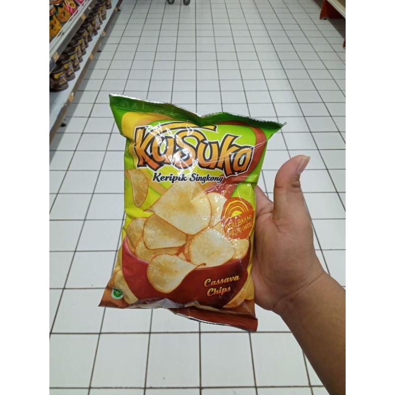 Jual SNACK KUSUKA KERIPIK KEJU 60G | Shopee Indonesia