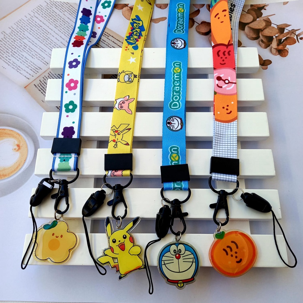 Jual Gantungan ID Card Name Tag Strap Tali Gantungan HP | Shopee Indonesia
