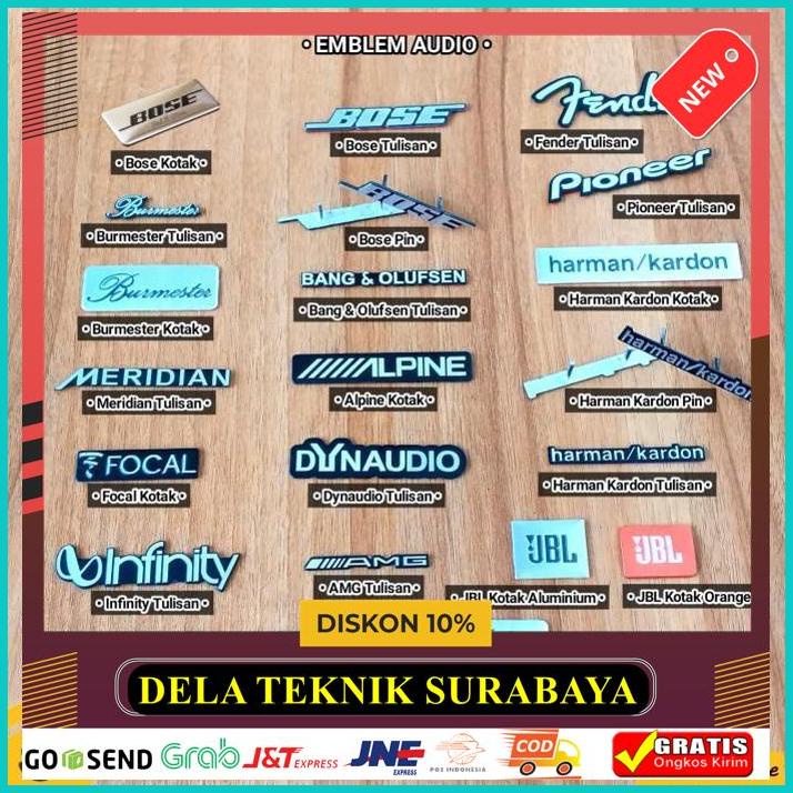 Jual EMBLEM 3D INFINITY BADGE SPEAKER (BKN FENDER MERIDIAN FOCAL BOSE ...