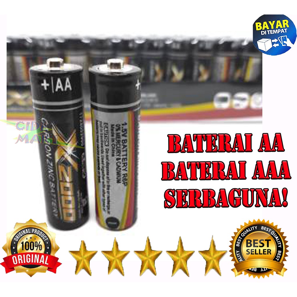 Jual [ISI 4 PCS] BATERAI AA / BATERAI AAA / BATRE AA / BATRE AAA ...