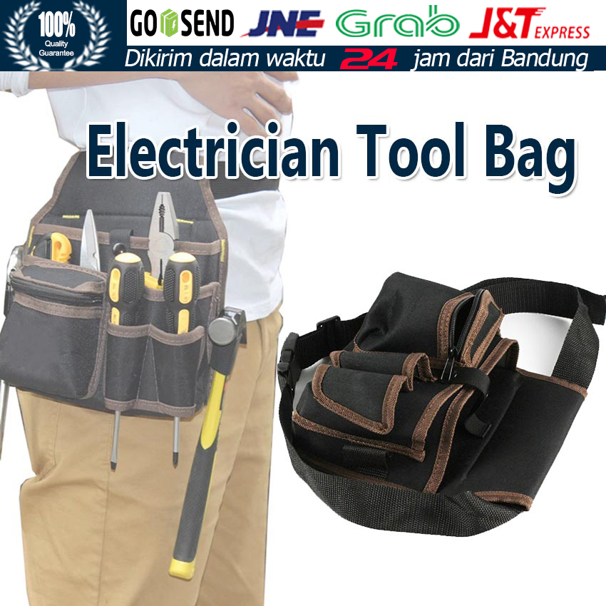 Jual Tas pinggang perkakas/ tas toolkit/tas teknisi tas alat alat kunci ...