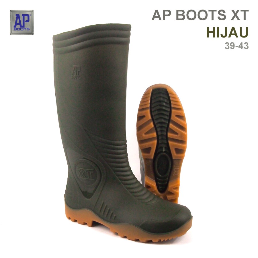 Jual Sepatu Boot Tinggi AP Boots AP XT Hijau karet kebun Pertanian ...