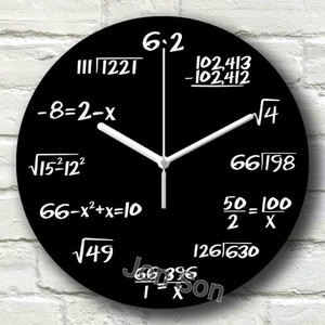 Jual Jam Dinding MATH - Matematika Vintage Wall Clock | Shopee Indonesia