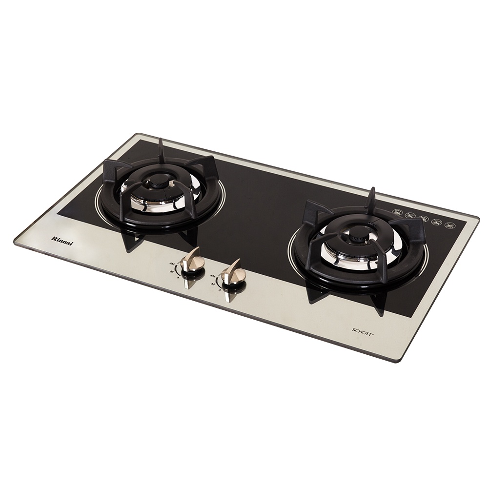Jual Kompor gas tanam built-in gas hob RINNAI RB-2GH-C MB RB2GHCMB | Shopee Indonesia