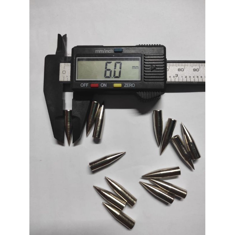 Jual MATA PANAH OD 6MM, ID 5MM POINT ARROW BAHAN BESI ASLI DI BUBUT ...