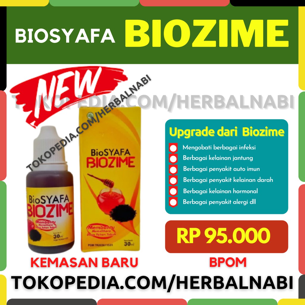 Jual Biozime Biosyafa Suplemen Probiotik Siklus Suplemen Imunitas Anak ...