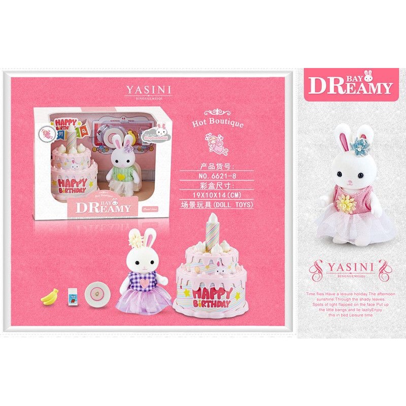 Jual HAPPYTOYS.888 Pretend Play Mainan Rumah Rumahan Playhouse Doll ...
