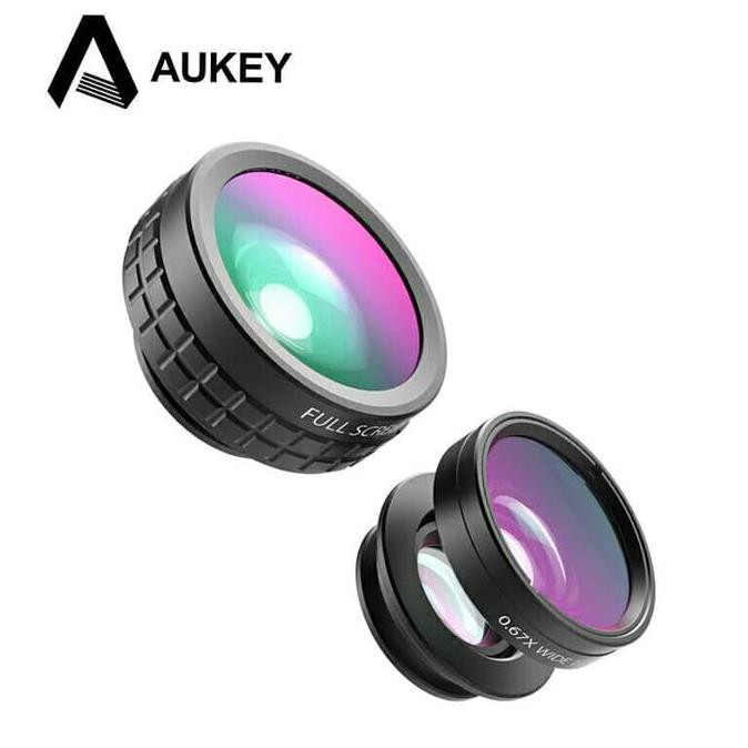 Jual PROMO!!!!!!!! DISKON 10%AUKEY 3IN1 HP CAMERA FISH EYE 180 DEGREE,WIDE ANGLE,MACRO TERLARIS ...