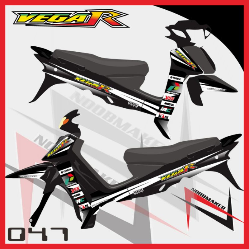 Jual VGLAMA 47 DECAL STICKER YAMAHA VEGA R LAMA | Shopee Indonesia