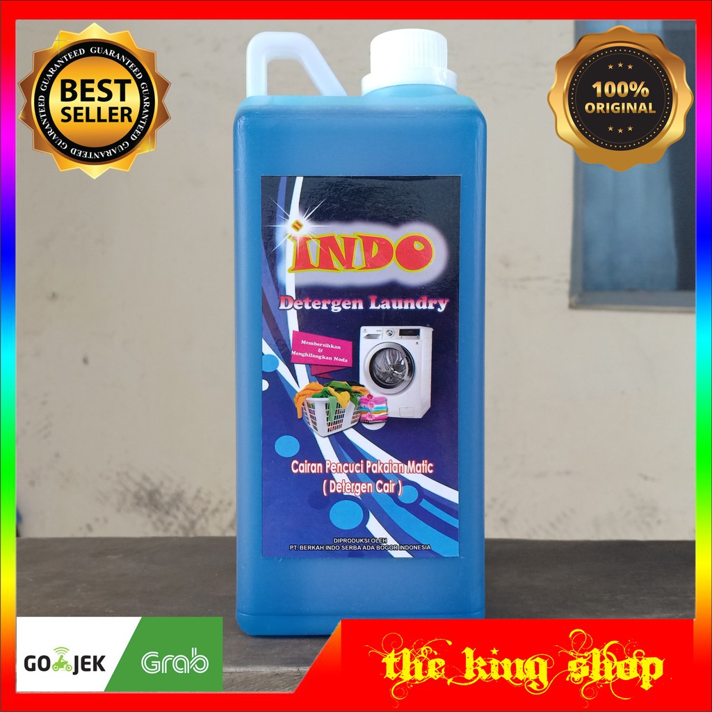 Jual INDO DETERGENT LIQUID DETERGENT LAUNDRY DETERGENT CAIR- 1 LITER ...