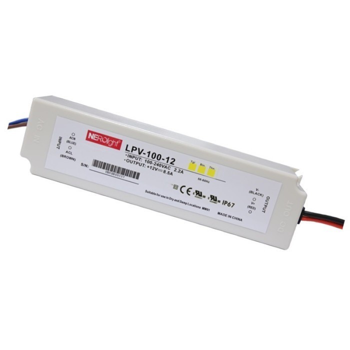 Jual FLEXIBLE STRIP LED DRIVER - 100W / IP65 (White) Nerolight | Shopee ...