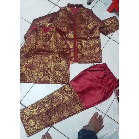 Jual Baju sunat Palembang/Baju pengantin anak cowok palembang | Shopee ...