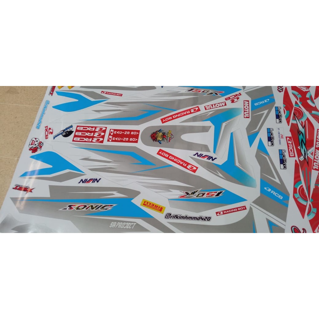Jual DECAL MOTOR DECAL MOTOR SONIC | Shopee Indonesia