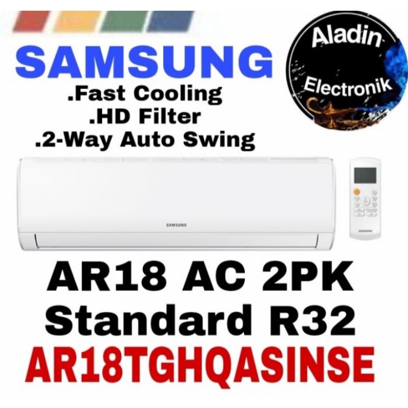 Jual Samsung AR18TGHQASINSE AC 2PK Standard R32 2PK | Shopee Indonesia