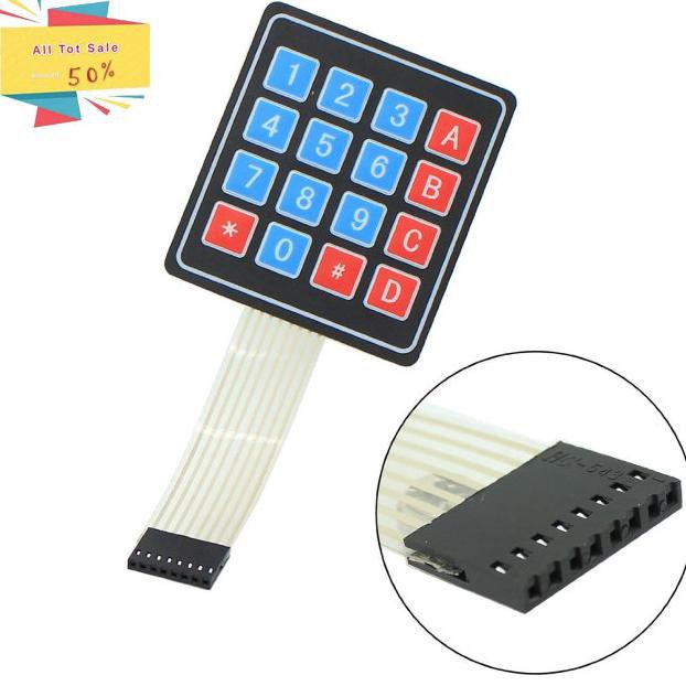 Jual Sale 10Pcs Membran Switch Keypad Keyboard 16 Tombol 4X4 Untuk ...