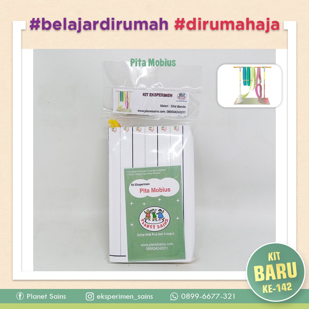 Jual PITA MOBIUS - Mainan Anak SD - Eksperimen Sains #dirumahaja | Shopee Indonesia