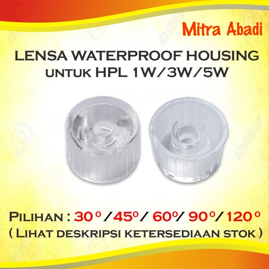 Jual Lensa 90 Derajat Waterproof Housing HPL 1W-5W Transparant | Shopee Indonesia