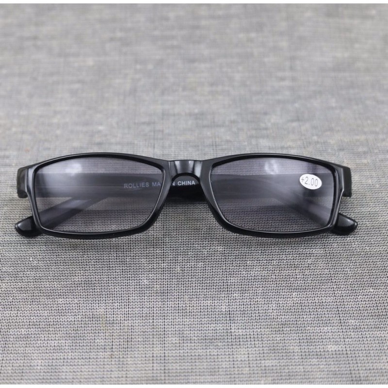 Jual kacamata plus baca rabun dekat +0.25 s/d +4.00 lensa hitam ...