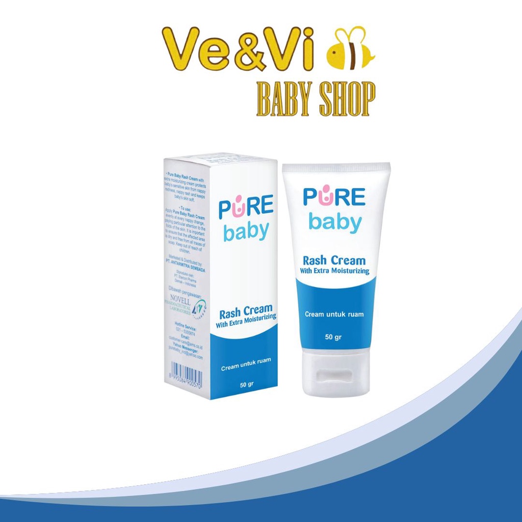 Jual Pure Baby Rash Cream Extra Moisturizing | Shopee Indonesia