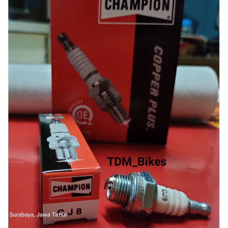 Jual Busi Original merk Champion CJ8 per 10pc/ 1 kotak | Shopee Indonesia