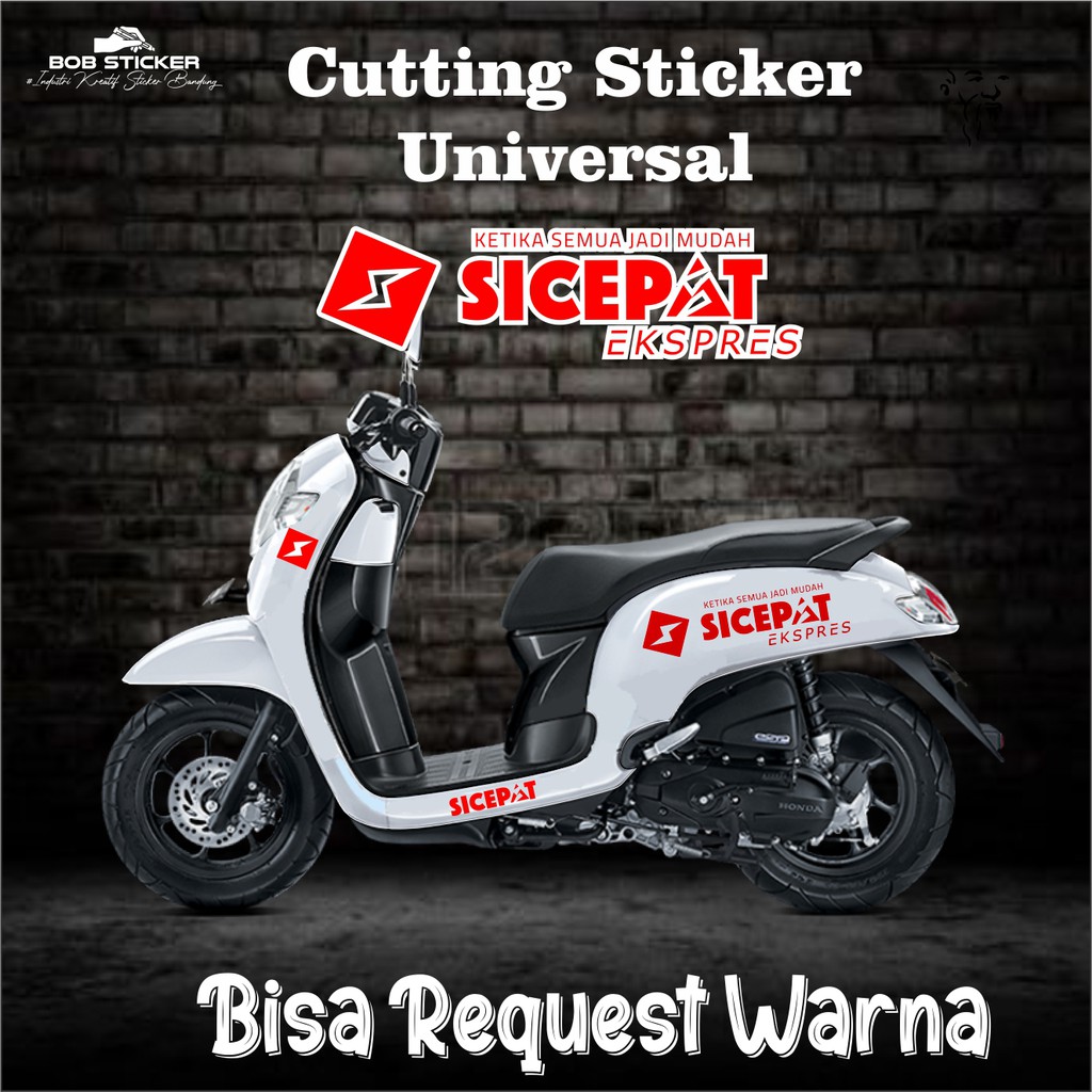 Jual Cutting Sticker Sicepat Ekspres Universal Motor | Shopee Indonesia