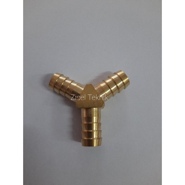 Jual Sambungan selang nepel tee model Y / nepel tee cabang tiga ...
