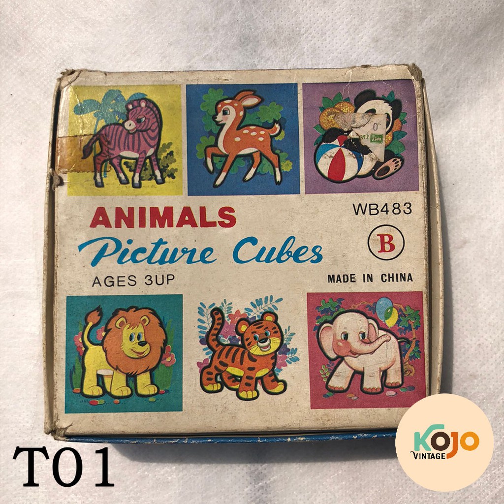 Jual Mainan Edukasi Anak Puzzle Kotak Kayu Jadul Lawas Antik Bergambar ...