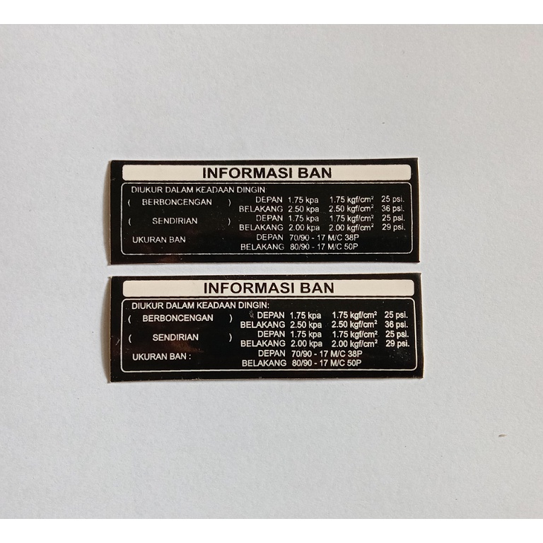 Jual stiker striping INFORMASI BAN | Shopee Indonesia