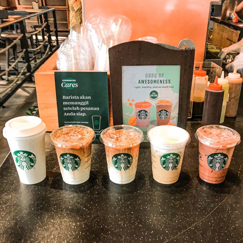 Jual MINUMAN STARBUCKS UKURAN GRANDE SEMUA VARIAN MENU KHUSUS GOJEK ...