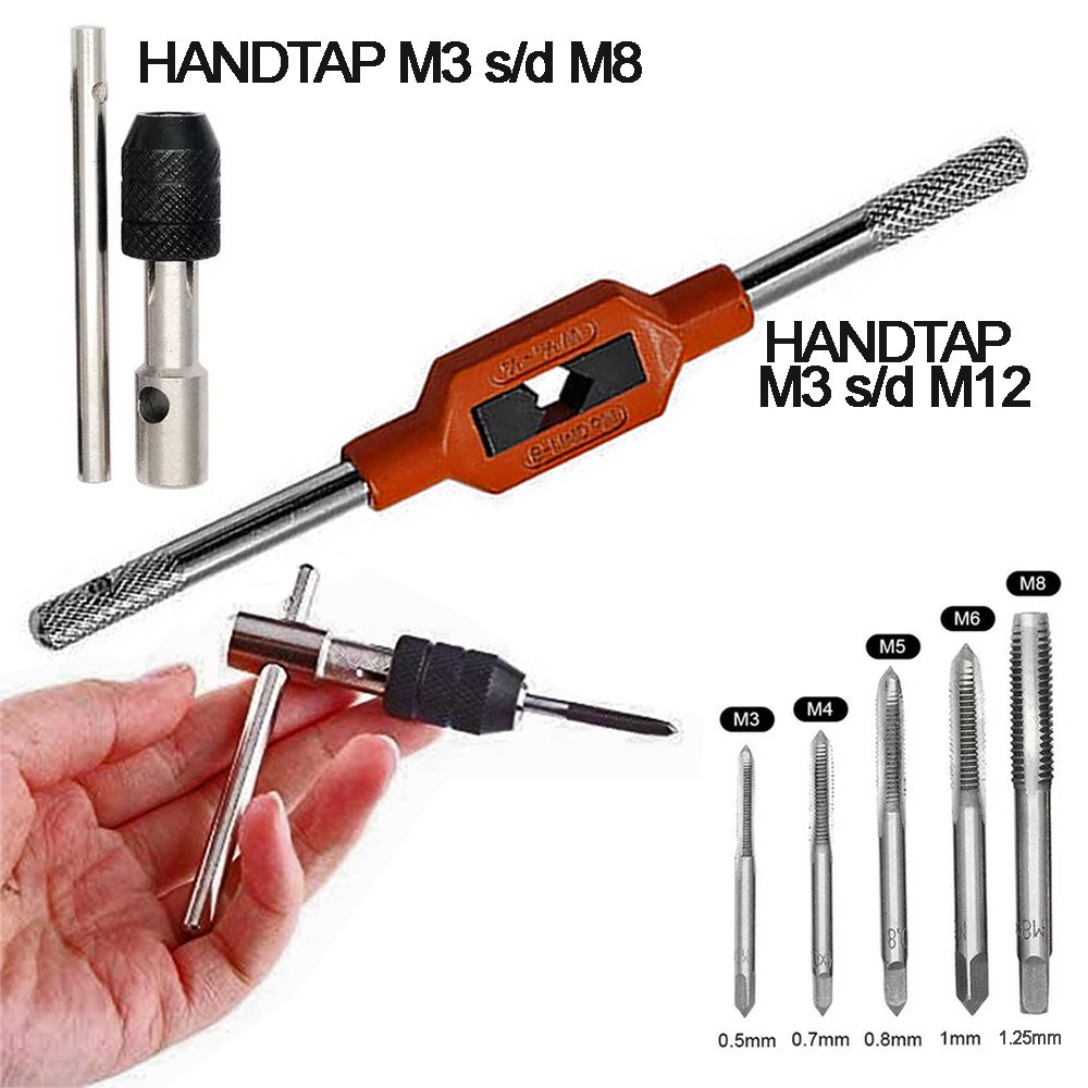 Jual Tool Kit Pe Lobang Pembuat Drat Dalam Lubang Sekrup Mur Baut ...