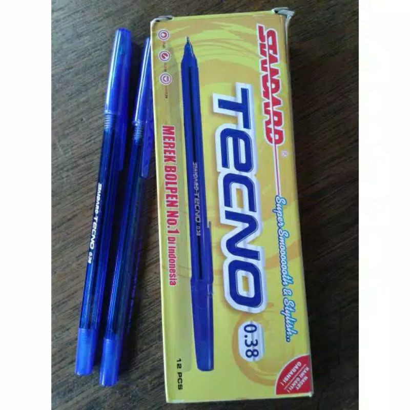 Jual Pen Standard Tecno ( harga tertera 2 lusin 24pcs) | Shopee Indonesia