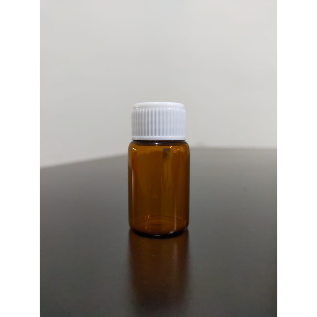 Jual Botol Kaca Amber 10 ml Tutup Ulir Putih | Shopee Indonesia