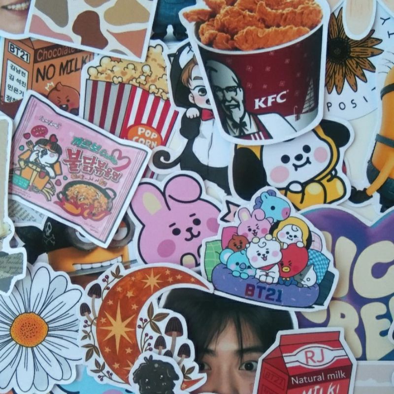 Jual STIKER LAPTOP A4 FREE CUT STICKER LAPTOP AESTHETIC STIKER ...