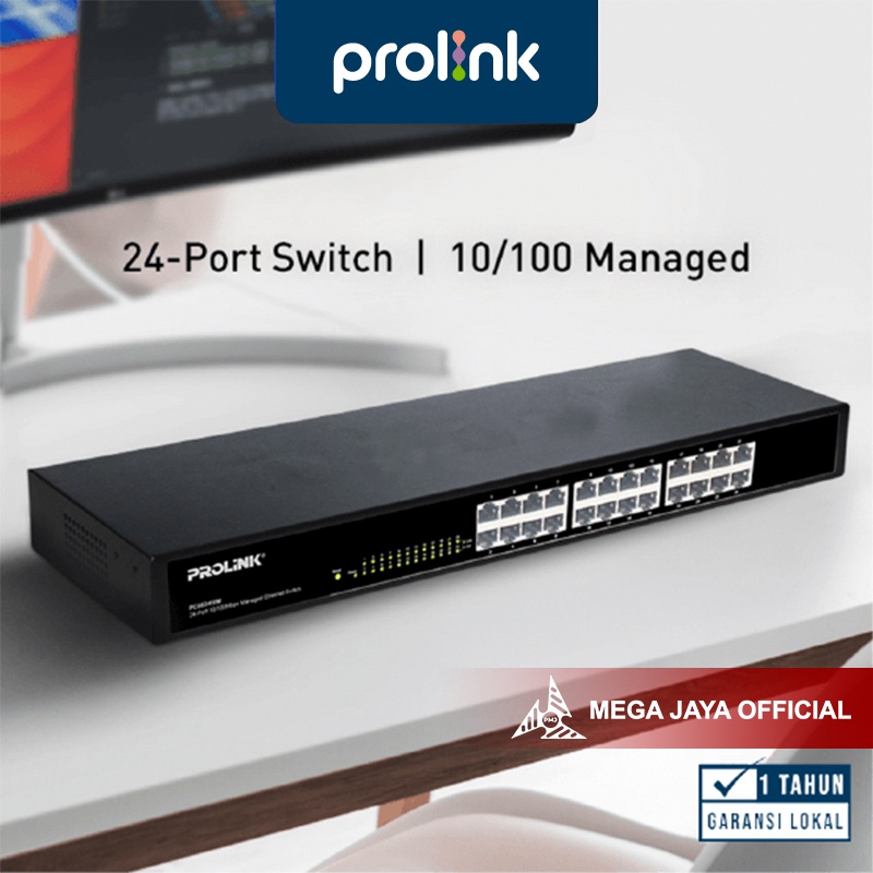 Jual PROLINK Switch 24 Port 100Mbps Managed Ethernet PCSE2450M-1 ...