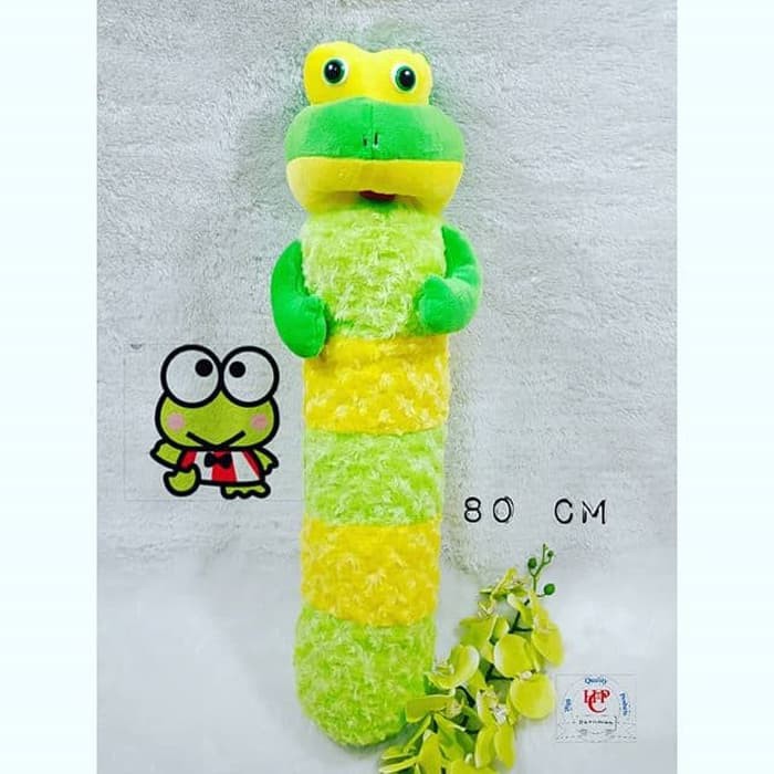 Jual barokah guling boneka keroppi hello kitty doraemon mikey | Shopee ...