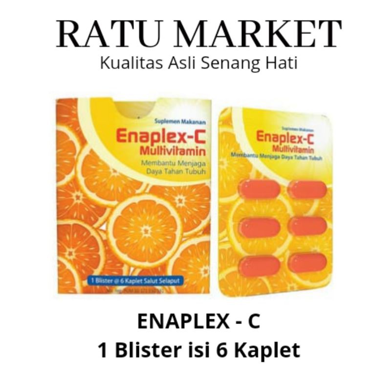 Jual ENAPLEX C ISI 6 TABLET MULTIVITAMIN | Shopee Indonesia