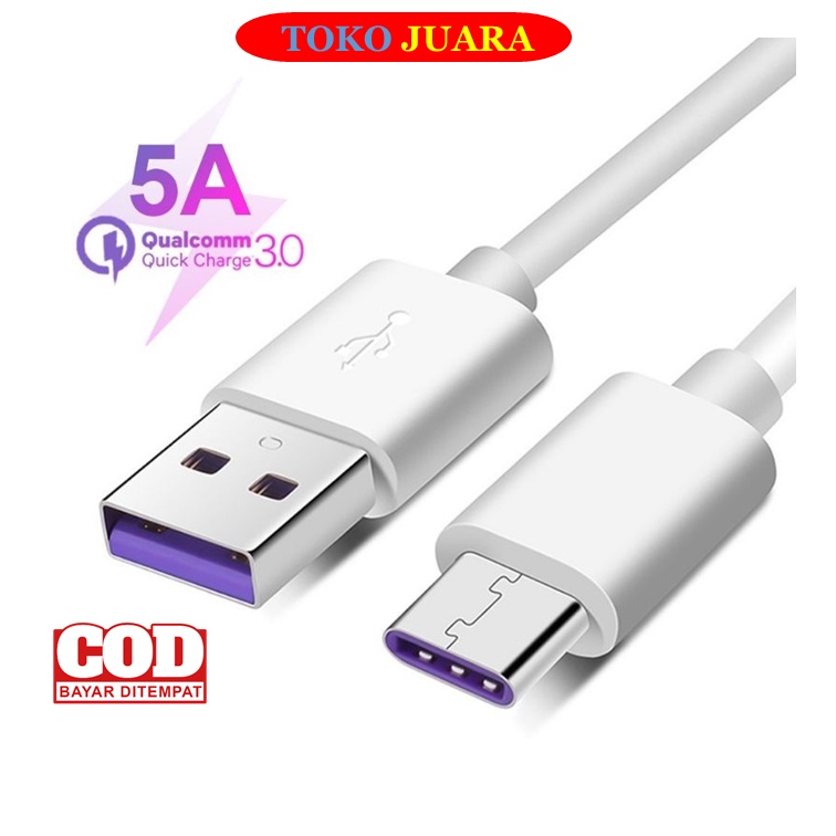 Jual Kabel Data Android Iphone Type-C Micro USB Lightning 100cm Fast ...