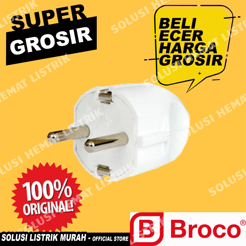 Jual Broco Steker Arde / Kontra Steker Arde Colokan Listrik | Shopee ...