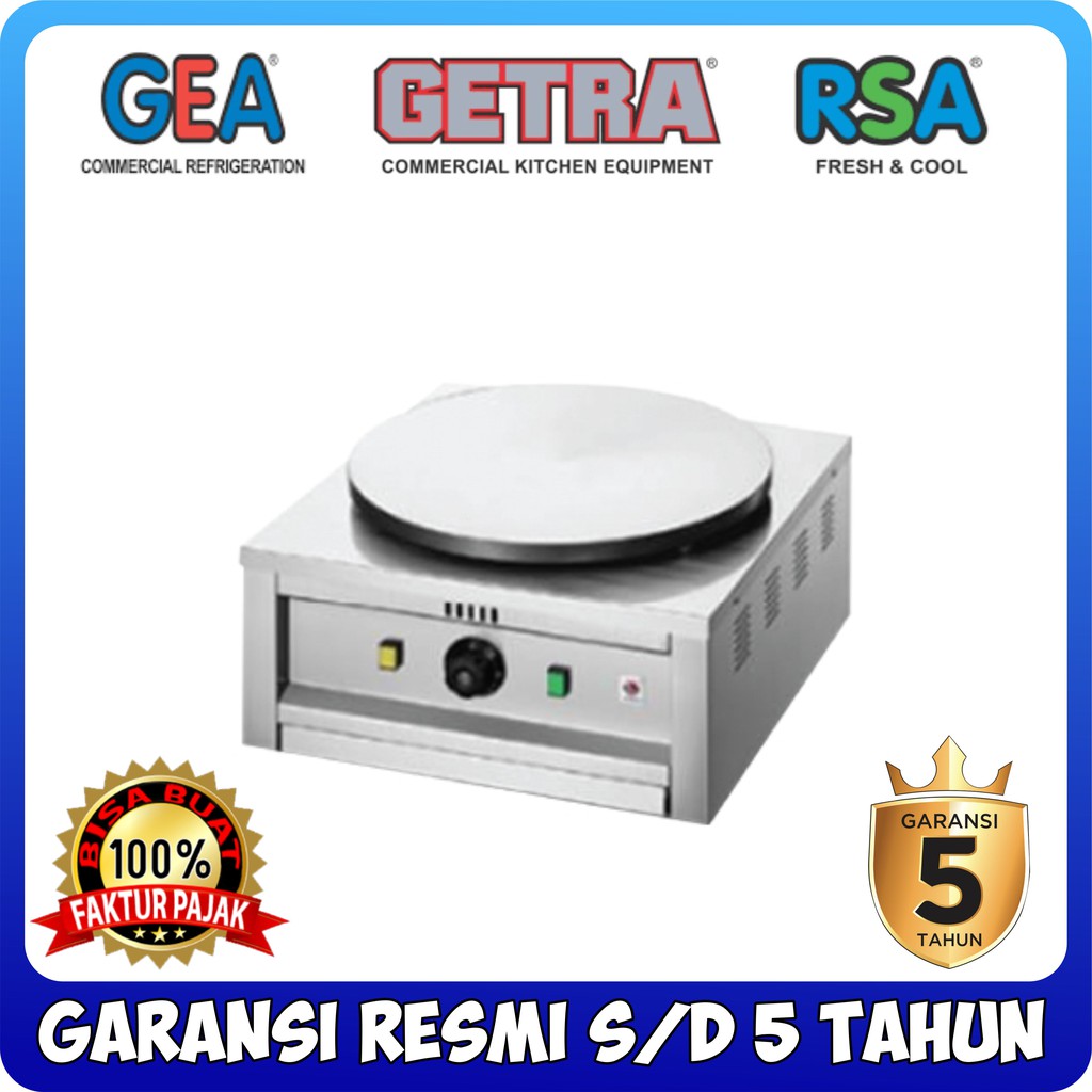 Jual MESIN CREPES GETRA LCM-1E DAN LCM-1G MESIN PEMBUAT CREPES GAS DAN ...