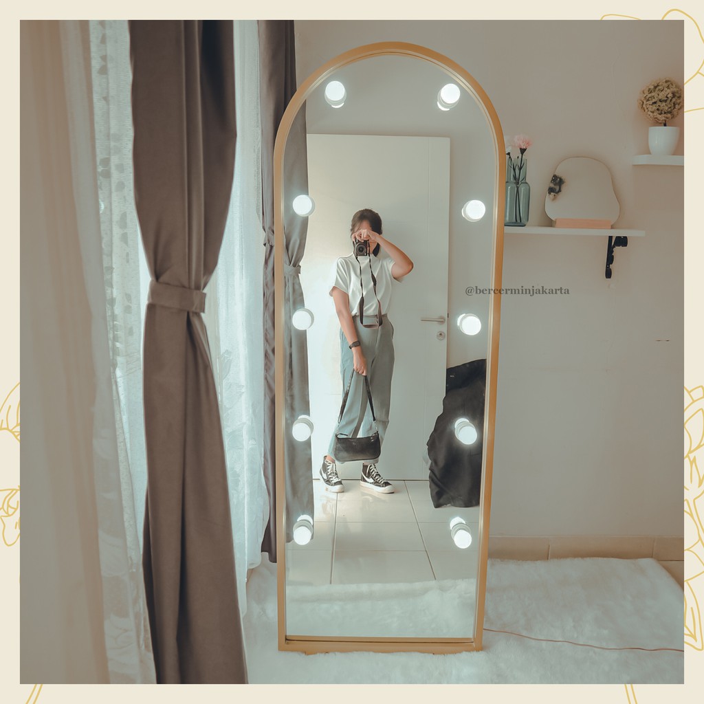 Jual Arch Vanity Mirror - 10 LAMPU TANAM | Shopee Indonesia